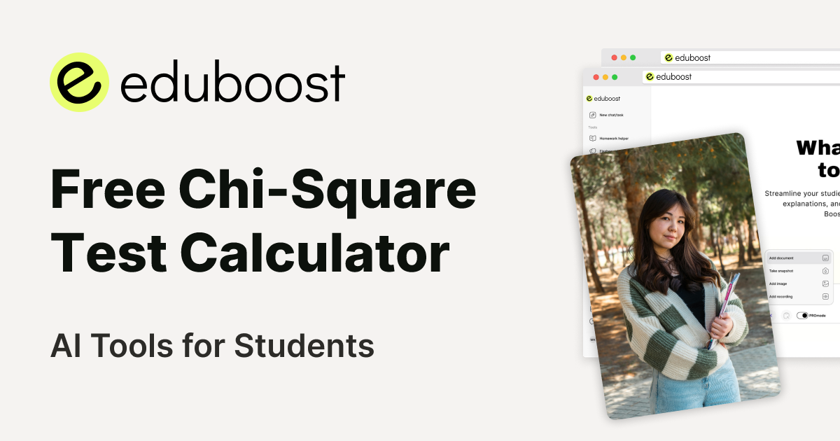 Free Chi-Square Test Calculator
