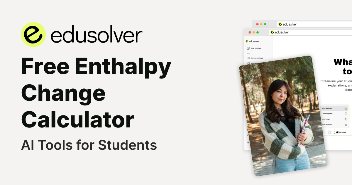 Free Enthalpy Change Calculator