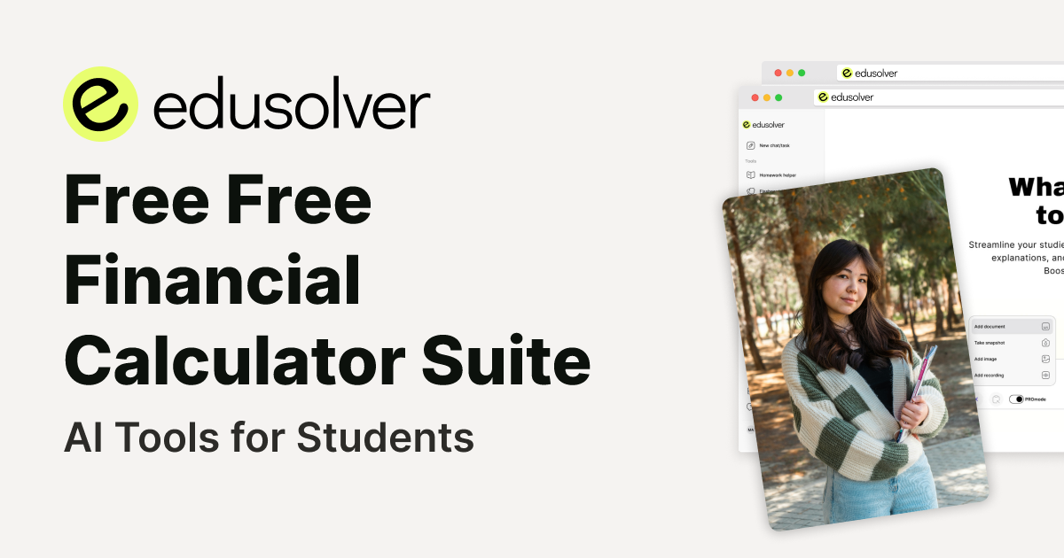 Free Free Financial Calculator Suite
