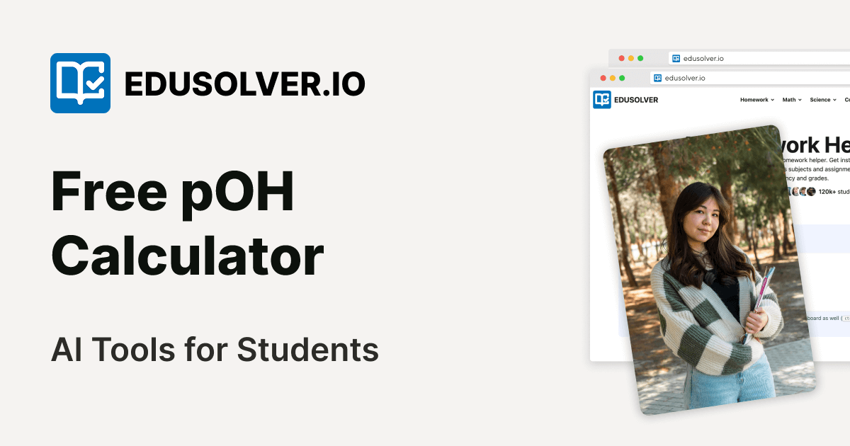 Free pOH Calculator