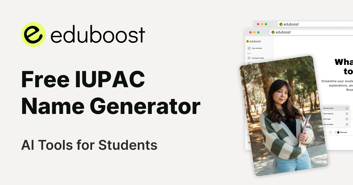 Free IUPAC Name Generator
