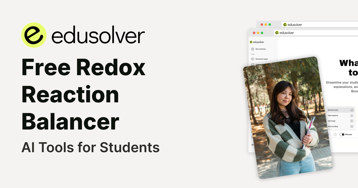 Free Redox Reaction Balancer