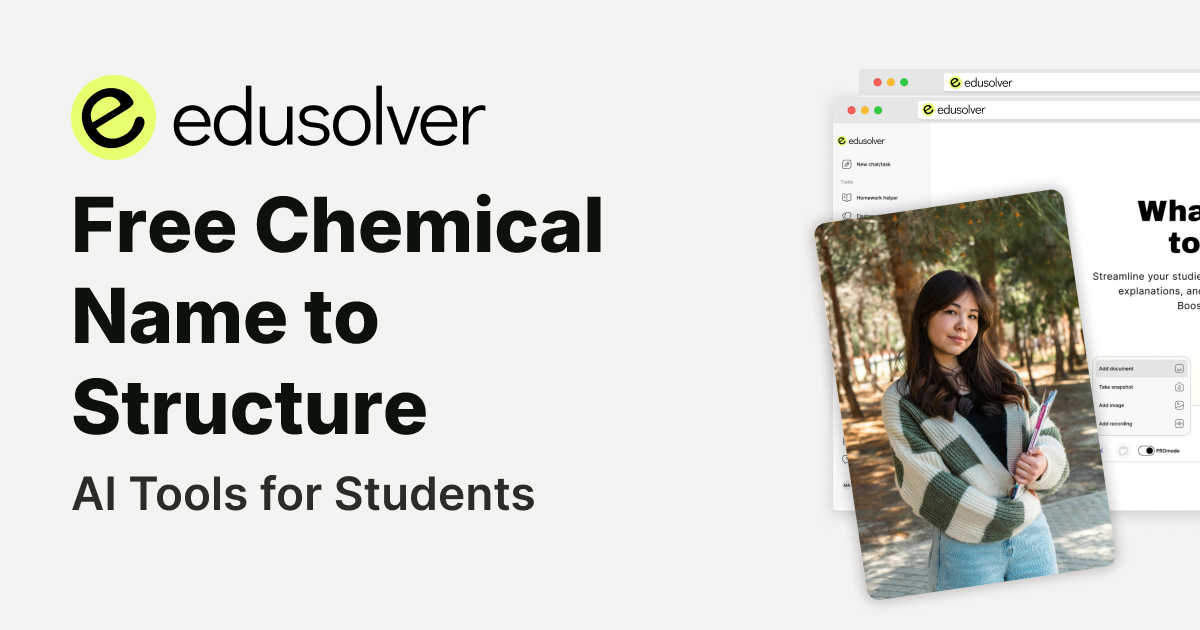 Free Chemical Name to Structure Converter