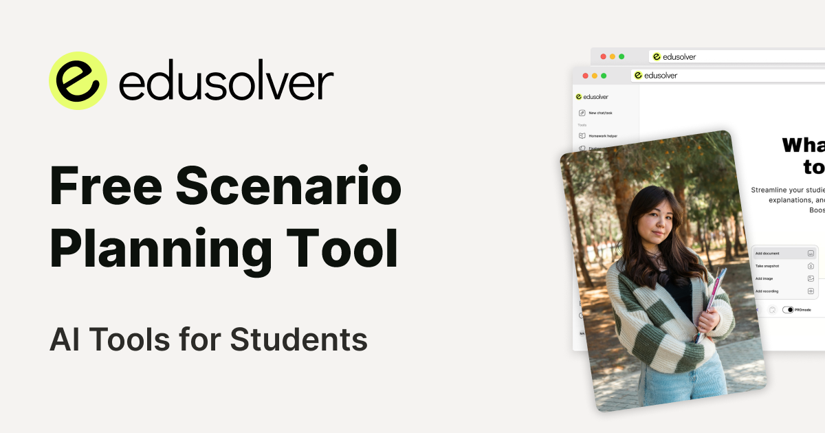 Free Scenario Planning Tool