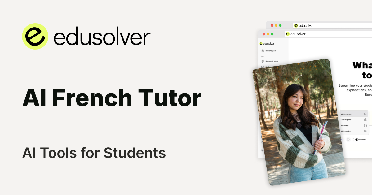 AI French Tutor: Personalized French Learning with Intelligent Language ...