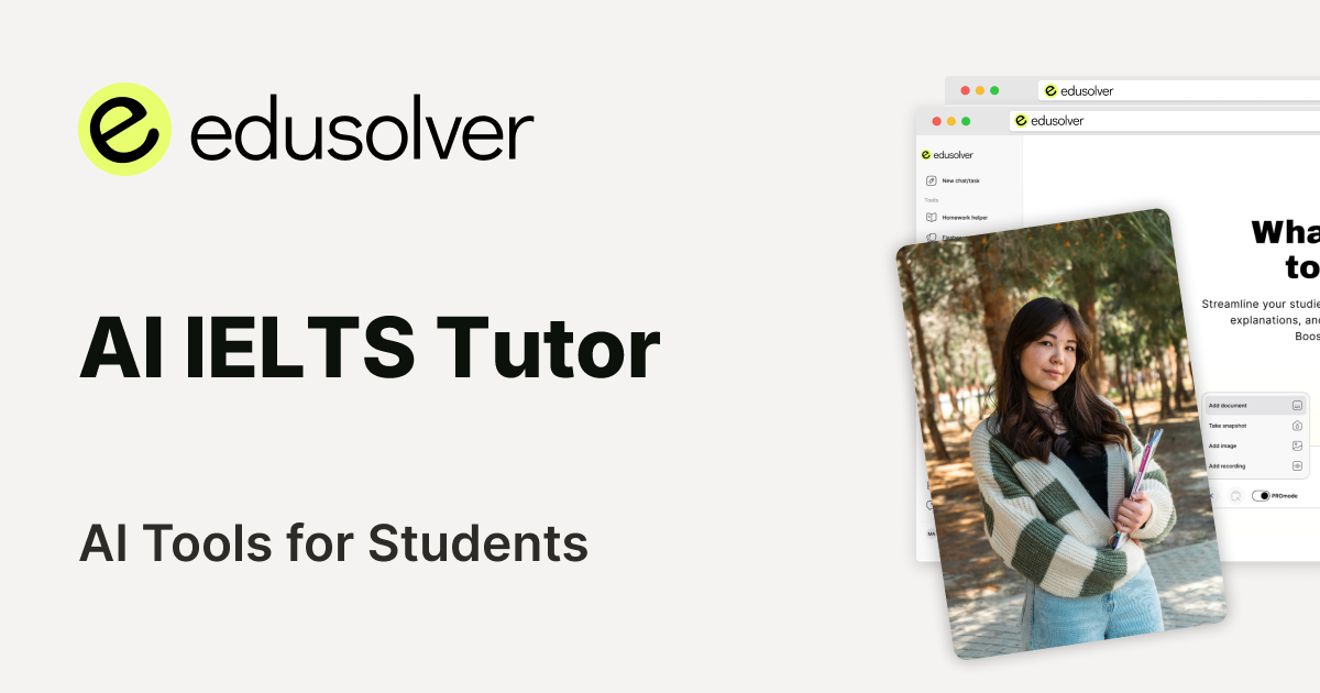 AI IELTS Tutor: Intelligent Exam Solver for IELTS Preparation and ...